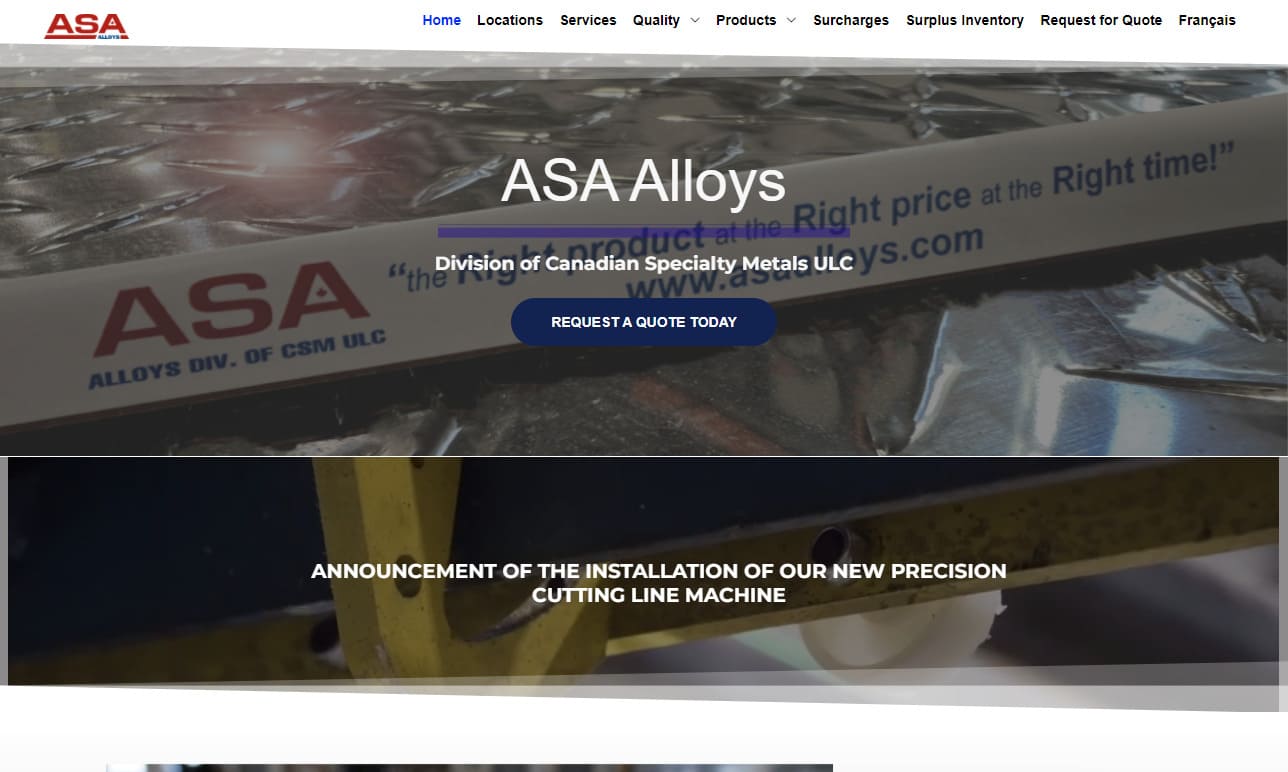 ASA Alloys Inc. | Titanium